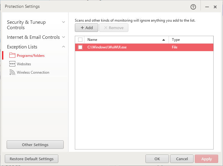 Here is an example of AVG's Internet Security program with the Web ...